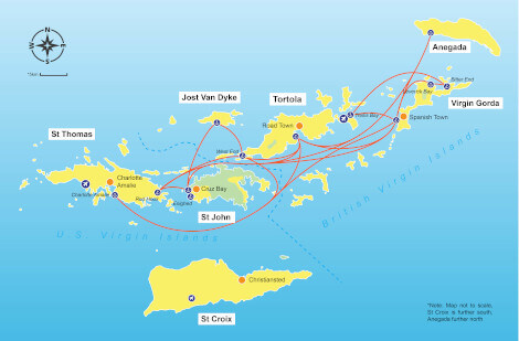 Virgin Islands ferries, private charters and hotels - Virginbookings.com