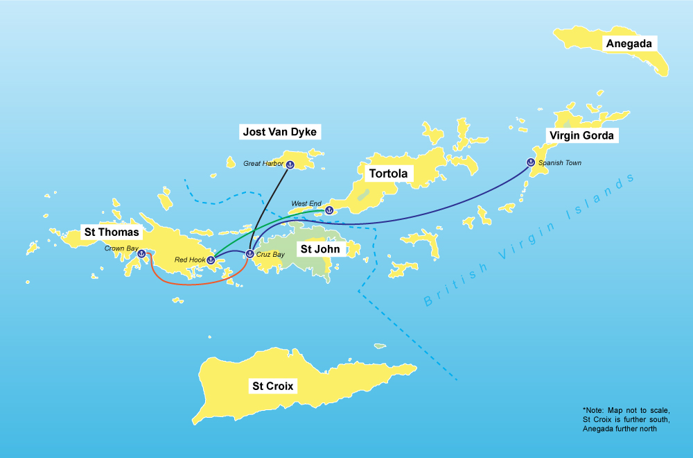 Virgin Islands Ferry | Island hopping | Book here